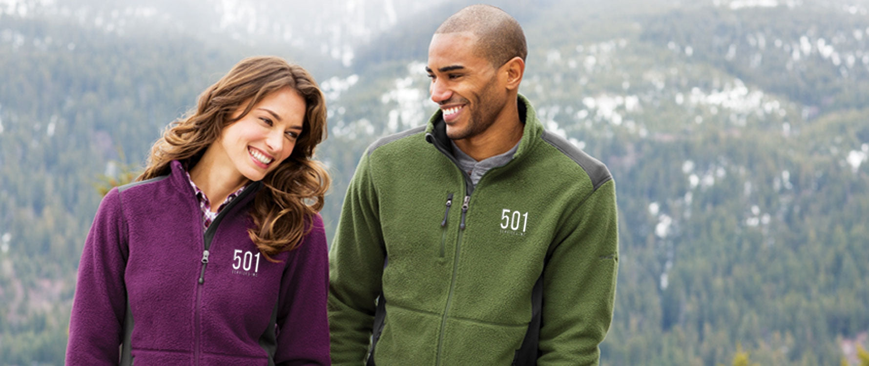 Custom Logo Winter Apparel and Accessories - Embroidered Logo