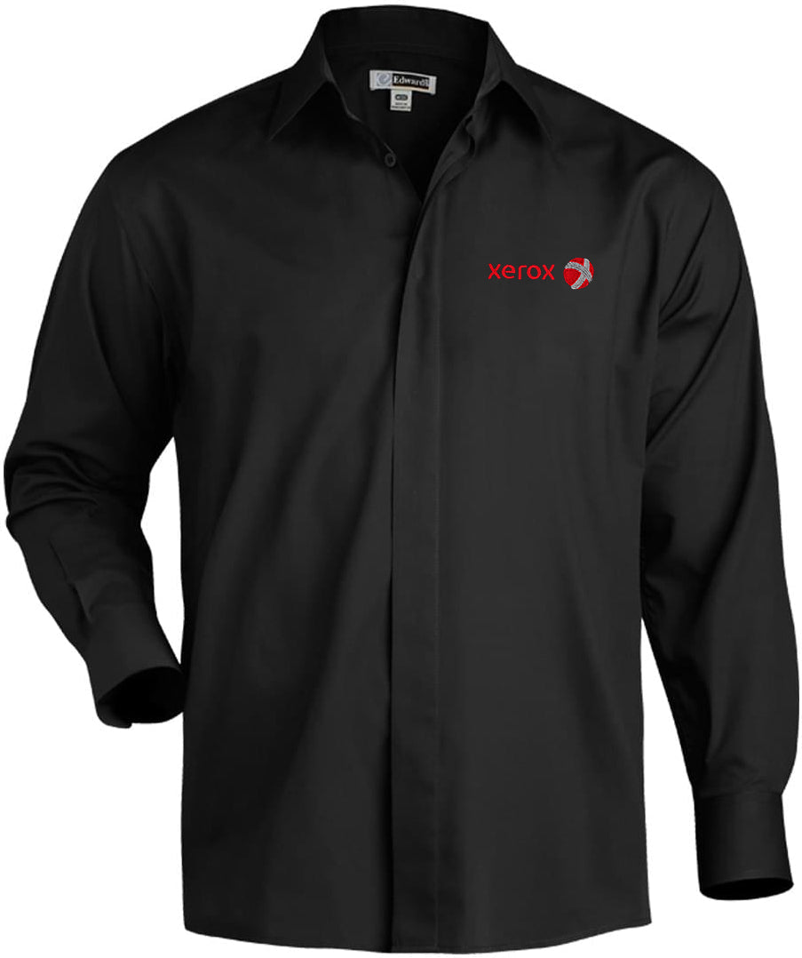 Edwards Cafe Shirt Long Sleeve 1290 with Custom Embroidery