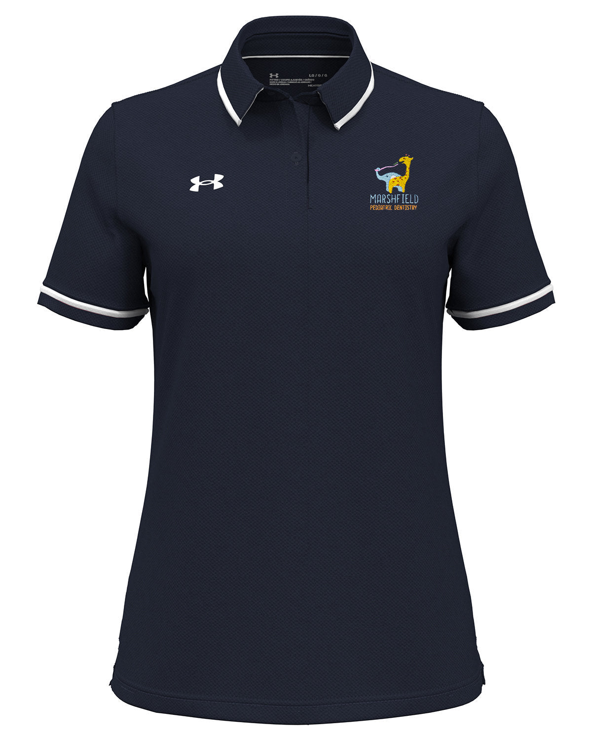 Under Armour Ladies Tipped Teams Performance Polo with Custom ...