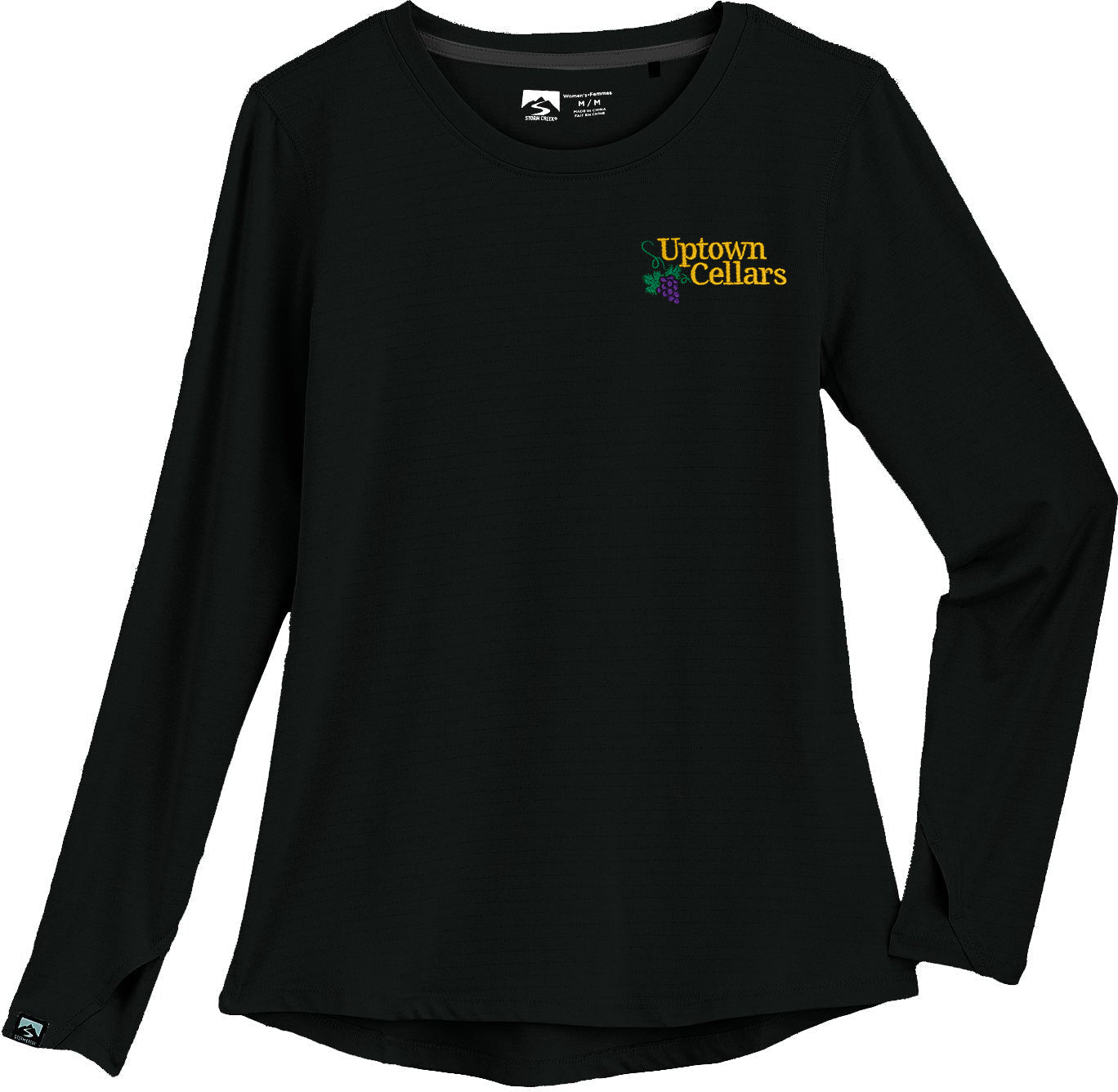 Ladies Sightseer Long Sleeve T-Shirt with custom logo embroidery ...