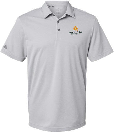 Heathered Polo with custom logo embroidery | A582 | Thread Logic
