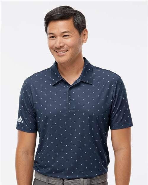 Adidas Pine Tree Polo A574 With Custom Embroidery