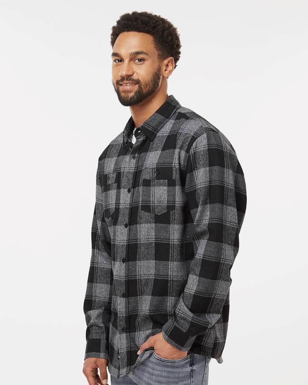 Burnside Perfect Flannel Work Shirt With Custom Embroidery | 8220 ...