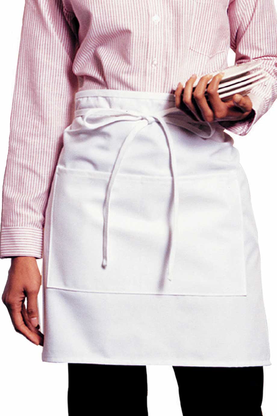 Edwards 2 Pocket Half Bistro Apron 9007 with Custom Embroidery