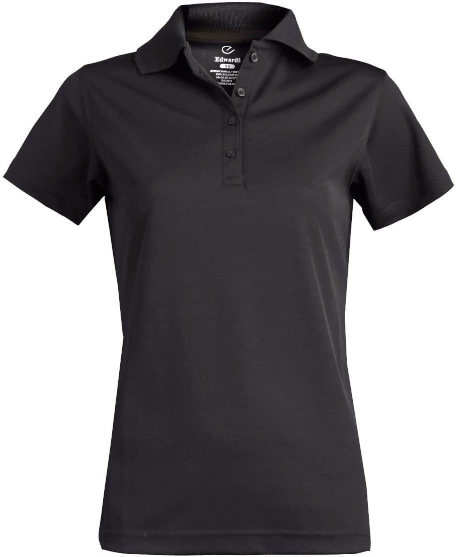 Edwards Ladies Hi Performance Mesh Short Sleeve Polo 5576 with Custom ...