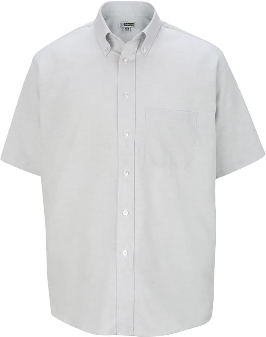 Edwards Short Sleeve Oxford Shirt 1027 with Custom Embroidery