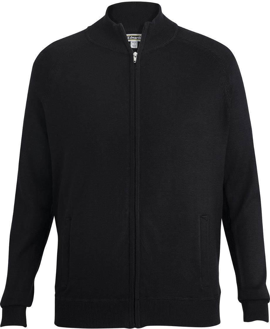 Edwards Unisex Full Zip Sweater Jacket 4066 with Custom Embroidery