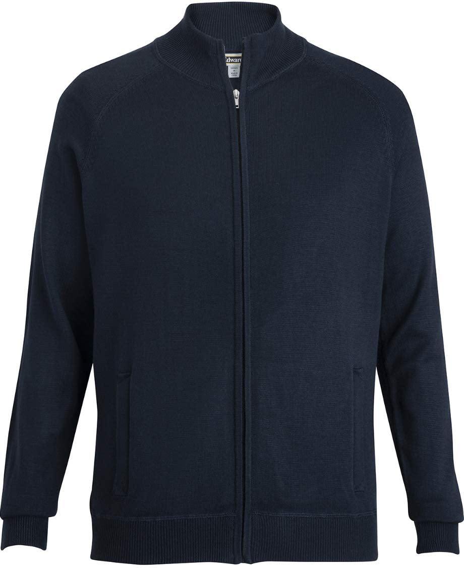 Edwards Unisex Full Zip Sweater Jacket 4066 with Custom Embroidery