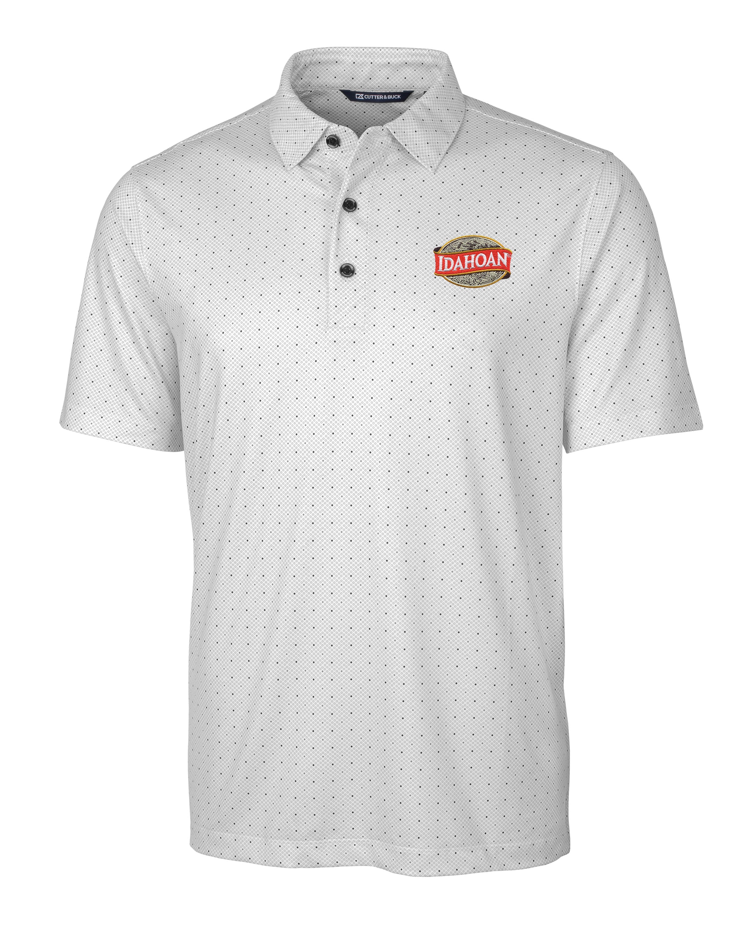 Cutter & Buck Pike Double Dot Print Stretch Polo | MCK00137