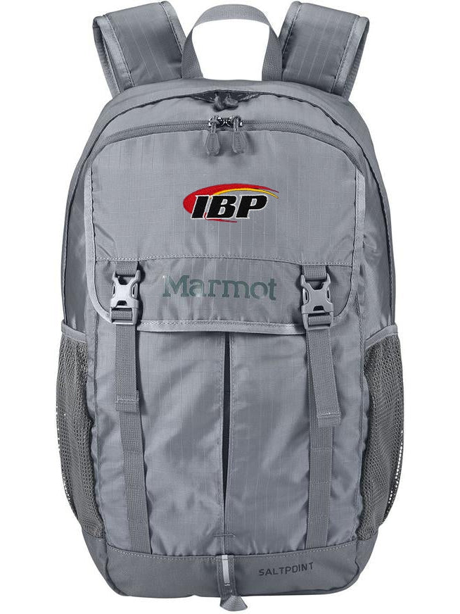 Marmot Salt Point Backpack with custom logo embroidery | Thread Logic