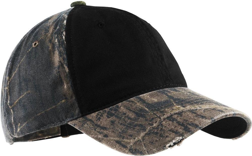 CLOSEOUT - Port Authority Camo Cap with Contrast Front