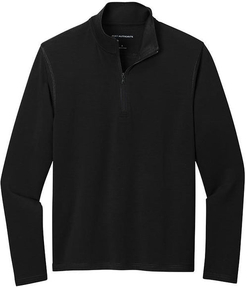 Port Authority Microterry 1/4-Zip Pullover with logo | Thread Logic
