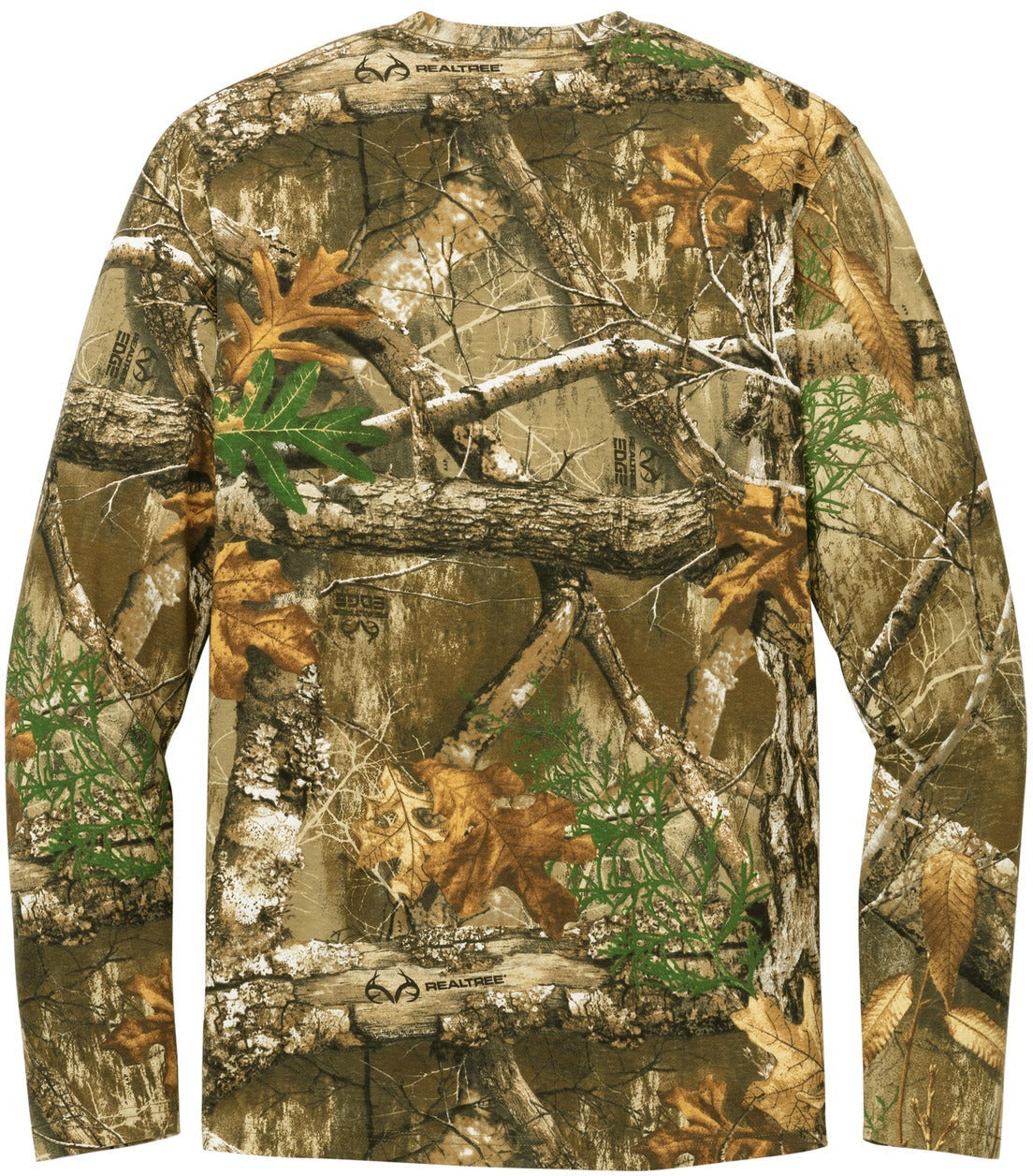 Russell Outdoors Realtree Long Sleeve Pocket Tee With Custom Embroidery ...