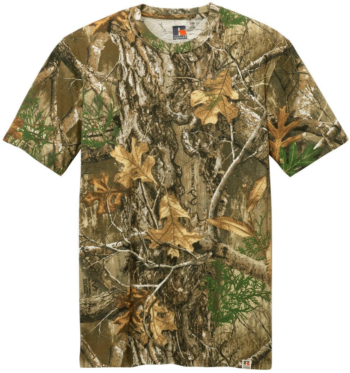 Russell Outdoors Realtree Tee With Custom Embroidery | RU100 | Thread Logic