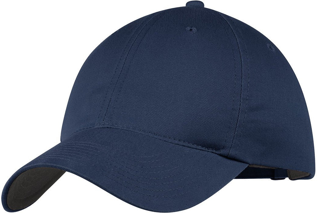 Nike Unstructured Cotton/Poly Twill Cap NKFB6449 with custom embroidery ...